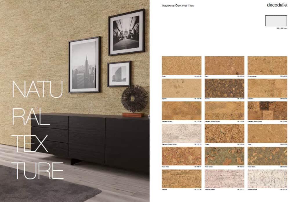 Revestimiento de corcho natural para paredes - C5 Coverings